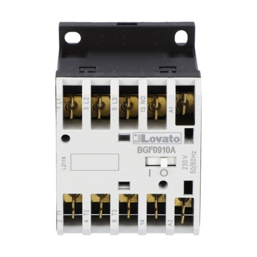 Lovato 11BGF0022D110 Control Relay, DC Coil, 110 VDC, 2 NO + 2 NC, Four ...