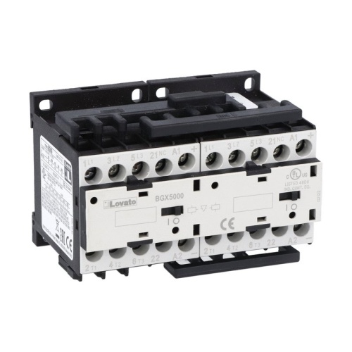 Lovato 11BGR0901D024 Mini Contactor - DC coil, 9 Amp, 24 VDC, 5 HP