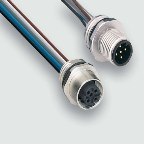 Lutze 490066 - M12 connectors panel mounted using M16 thread