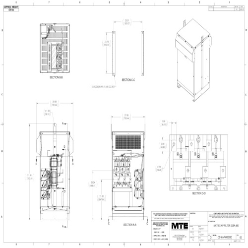 MTE MAPW0208D Matrix® AP - 208 Amp, 480 VAC, NEMA 3R, 60 Hz