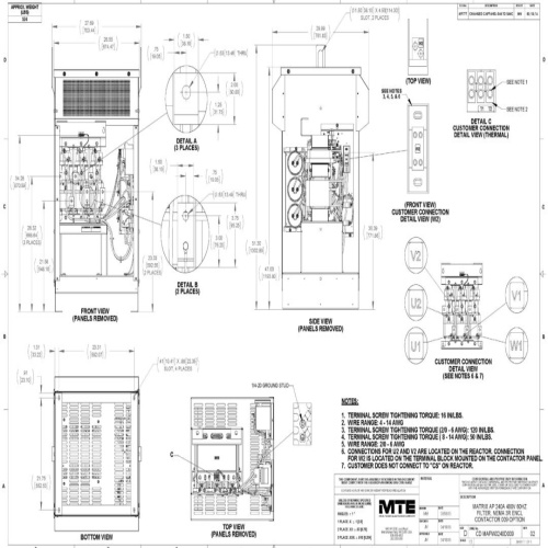 MTE MAPW0240D009 Matrix® AP - 240 Amp, 480 VAC, NEMA 3R, 60 Hz