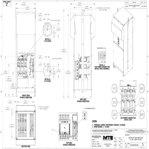 MTE MAPW0240E Matrix® AP - 240 Amp, 600 VAC, NEMA 3R, 60 Hz