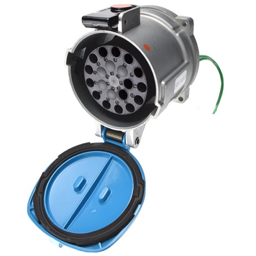 Meltric 17-64150 Multipin DN20c Receptacle 50 V 15A Blue Metal
