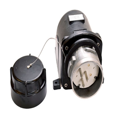 Meltric 26-66072 Hazardous Location Inlet - 250 VAC, 60 Amp, Metal