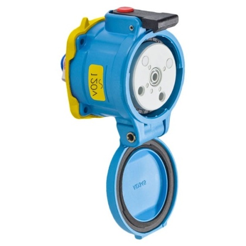 Meltric 31-14235-K16-4X Standard Duty Receptacle - 120 VAC, 30 Amp, Poly