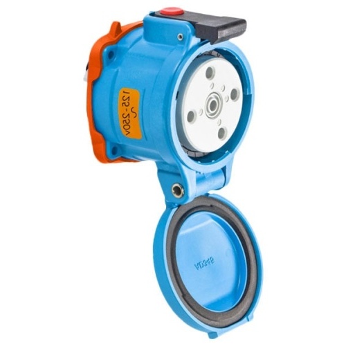Meltric 31-34177-K07 Standard Duty DR50 Receptacle 125/250 VAC 50A Blue ...