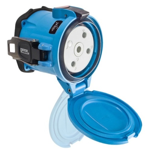Meltric 31-94183-K14 Standard Duty DR150 Receptacle 600 VAC 150A Blue Poly