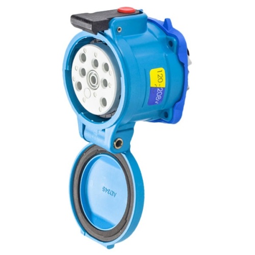 Meltric 33-34167-973-4X Switch-Rated DS30 Receptacle 120/208 VAC 30A ...