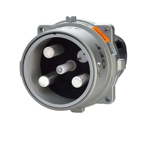 Meltric 39-48073-172 High Ampacity DR400 Inlet 250 VAC 400A Metal Metal