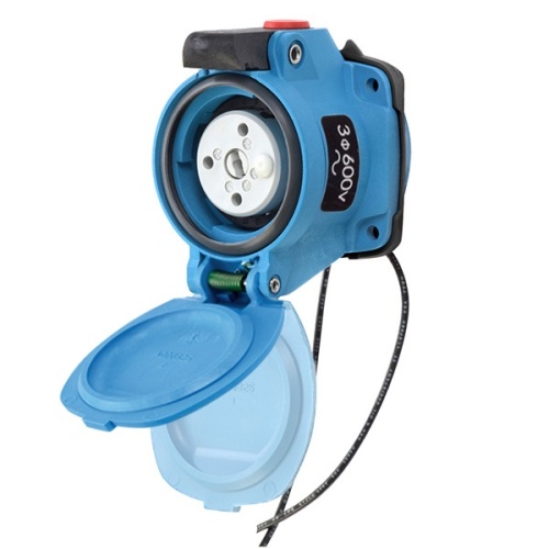 Meltric 63-14143-972-375-843 DSN20 Switch-Rated Receptacle 600 VAC 20A ...