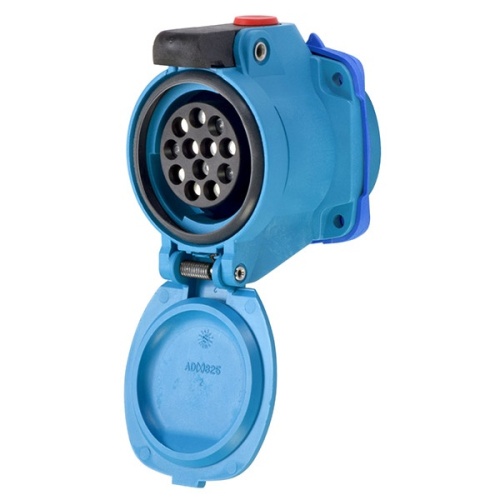 Meltric 63-A4001-375-NC Multipin Receptacle - 480 VAC/130 VDC, 2 Amp, 7 ...