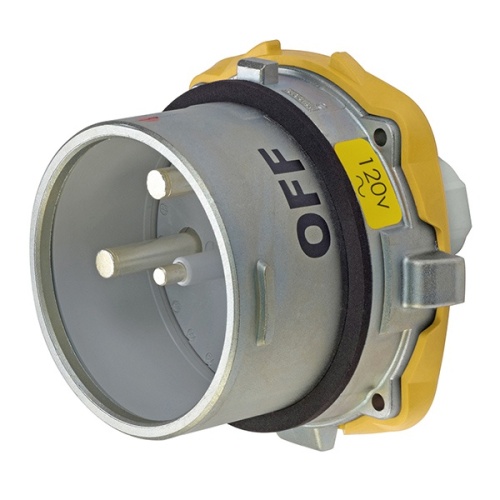 Meltric 66-98165-HAZ Hazardous Location DSN150 Inlet 120 VAC 150A Metal ...