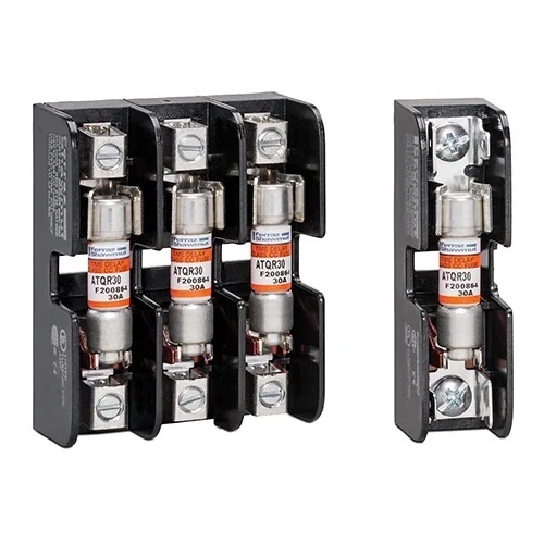 Mersen 30321R Fuse Block, Class CC, 600 Volts, 30 Amp
