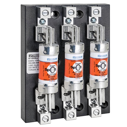 Mersen 61008J Fuse Holder, Class J, 600 Volts, 100 Amp