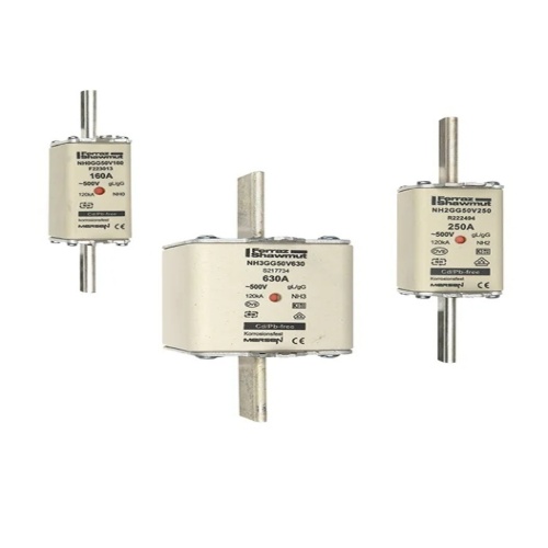 Mersen H213148 Fuse Link, Class gG, 500 VAC/250 VDC, 6 Amp