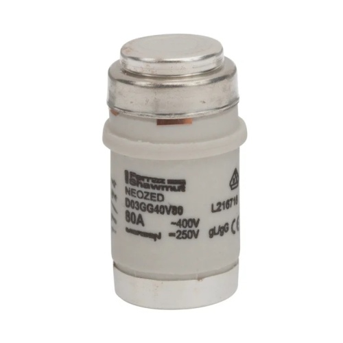 Mersen L216716 Fuse Link, Class gG, 400 VAC/250 VDC, 80 Amp