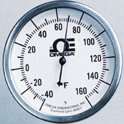Omega H--40-160F-4-PLAIN DIAL THERMOMETER
