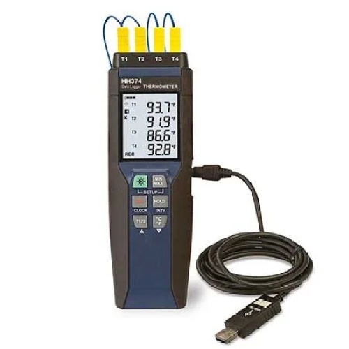 Omega HH374 4-CHANNEL Data Logger CE
