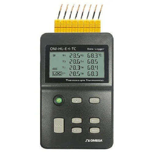 Omega OM-HL-EH-TC EIGHT CHANNEL THERMOCOUPLE DATA LOGGER,