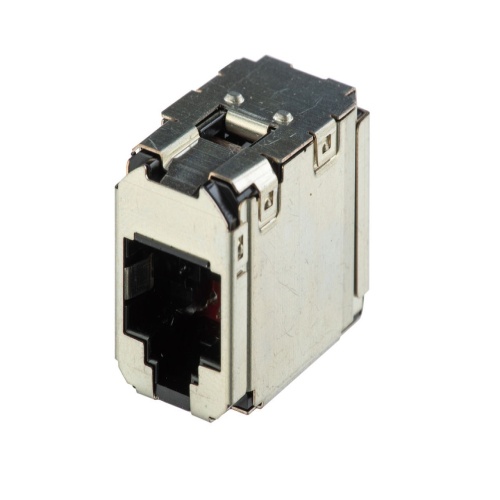 Panduit CCS6X88BL Mini-Com® TX6A™ 10Gig™ STP RJ45 Jack Module