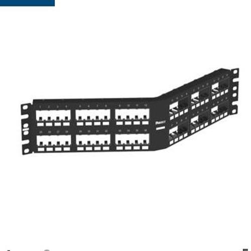 Panduit CPPA48FMWBLY Mini-Com® Flush Mount Modular Patch Panel