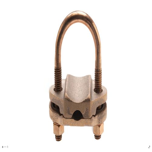 Panduit StructuredGround™ GPL-22-X Bronze Grd Clamp, U-Bolt, single ...