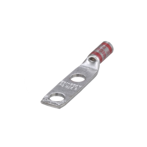 Panduit LCD8-14B-L Pan-Lug™ Copper 2 Hole Straight Tongue Compression Lug