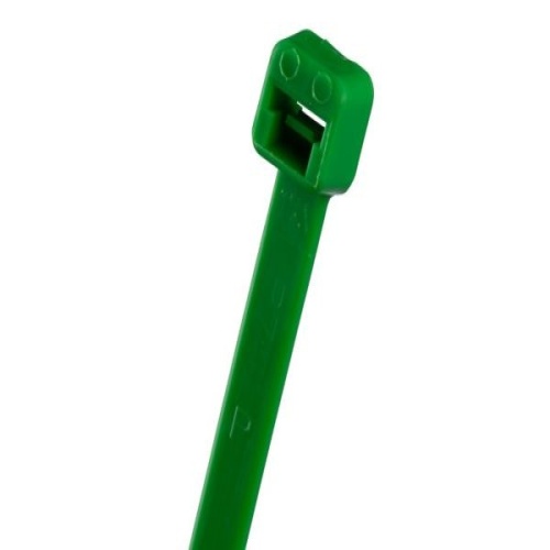 Panduit PLT1M-C5 Premium Cable Tie - 3.9", Green