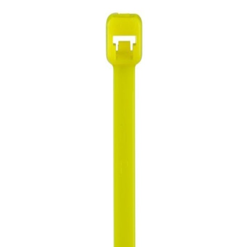 Panduit PLT2S-C54 Premium Cable Tie - 7.4", Fluorescent Yellow