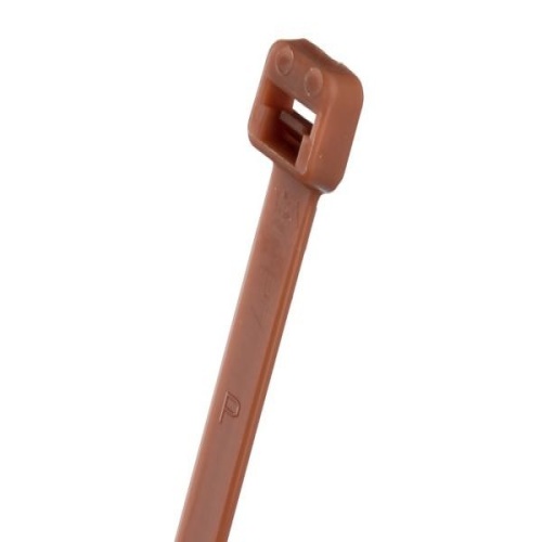 Panduit PLT2S-M1 Premium Cable Tie - 7.4", Brown