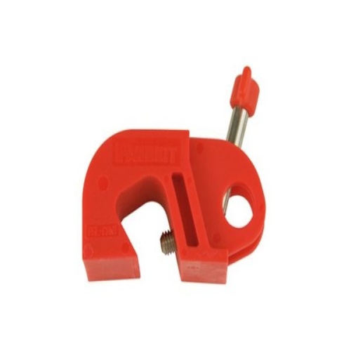 Panduit PSL-CBNT-V Circuit Breaker Lockout no tool, Nylon, Red, 2.05"x0 ...