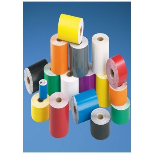 Panduit T400X000VX1Y Printable Labeling Tape, Vinyl, Yellow, TT, 4", RL1