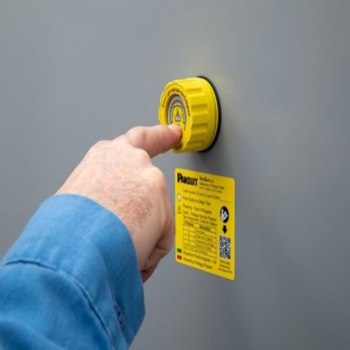 Panduit VeriSafe 2.0 AVT 1P, 2' (0.6m) system cable, Batt-Free Indicator