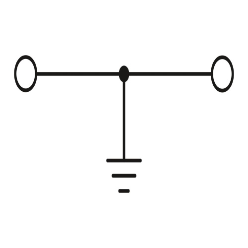 Phoenix Contact 0443023 Protective conductor terminal block USLKG 16 N