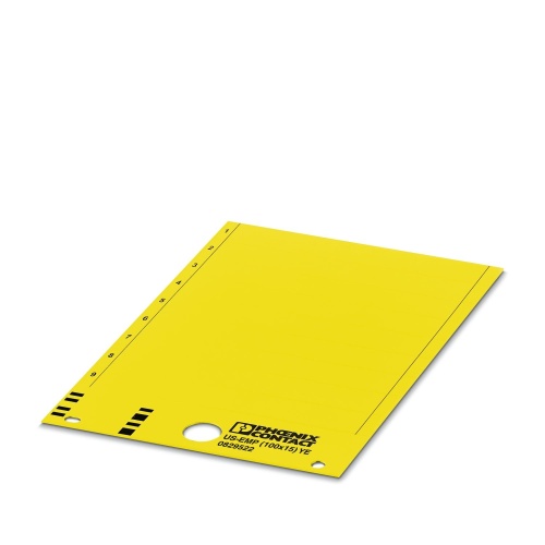 US-EMP (100X15) YE Phoenix Contact 0829522 yellow Card Unlabeled Snap ...
