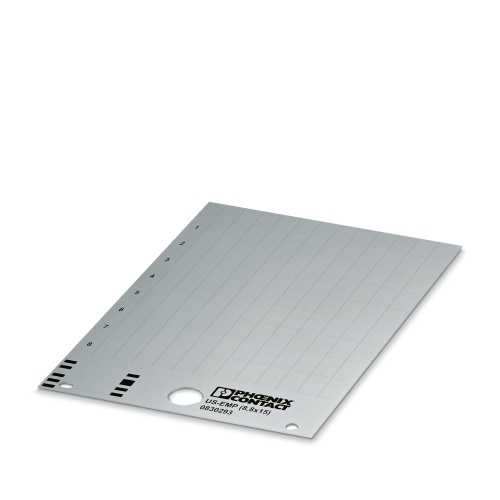 US-EMP (8,8X15) SR Phoenix Contact 0830427 silver Card Unlabeled Snap ...