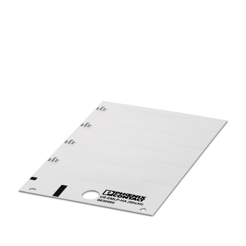 Phoenix Contact 0830990 Plastic label US-EMLP-HA (60X30)