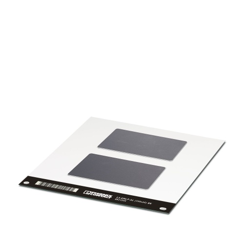LS-EMLP-AL (100X60) BK Phoenix Contact 0831595 black Aluminum Label ...