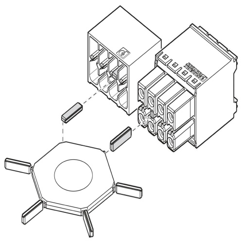 Phoenix Contact 1053812 DMC PCB Header Assortment for Wave Soldering
