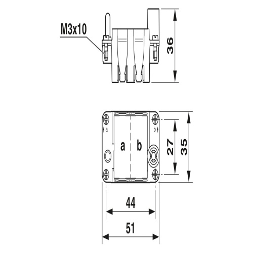 Phoenix Contact 1182085 Module carrier frame HC-M-B06-MFH-B
