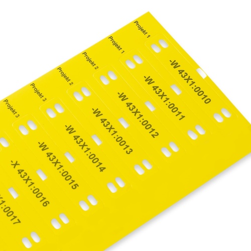Phoenix Contact 1255591 Detectable cable markers WMTB HF-D (30X10)R BU