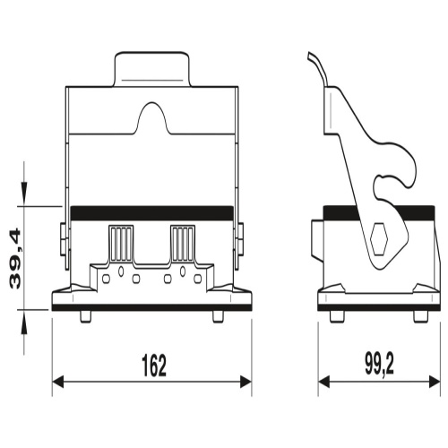 Phoenix Contact 1424864 Housing HC-STA-B48-BWSC-EMC-AL