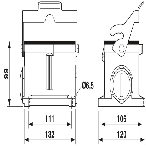 Phoenix Contact 1424868 Housing HC-STA-B48-SHWS-2SSM40-EMC-AL