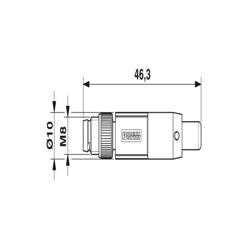 Phoenix Contact 1435988 Termination resistor SAC-5P-M 8MS DN TR