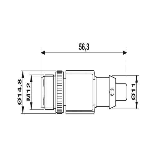 Phoenix Contact 1507803 Termination resistor SAC-5P-M12MS PB TR