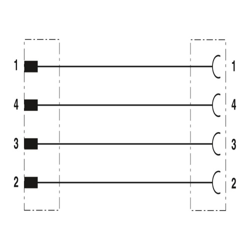 Phoenix Contact 1547559 Sensor/actuator cable SAC-4P-M12MS/ 8,0-PUR/M12FS