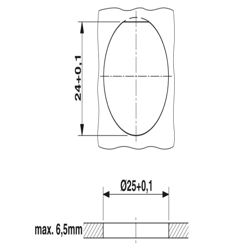 Phoenix Contact 1592924 Housing for circular connector RC-0000000Q0FZ
