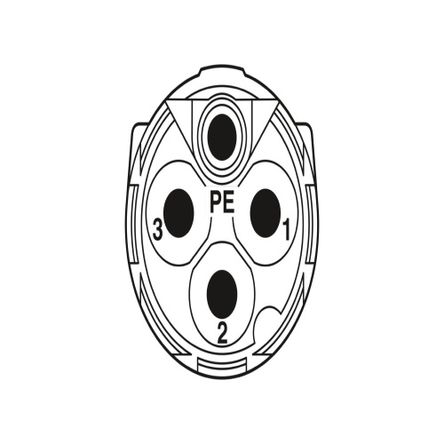 Phoenix Contact 1629045 Cable connector M17-3EP1N8A8003