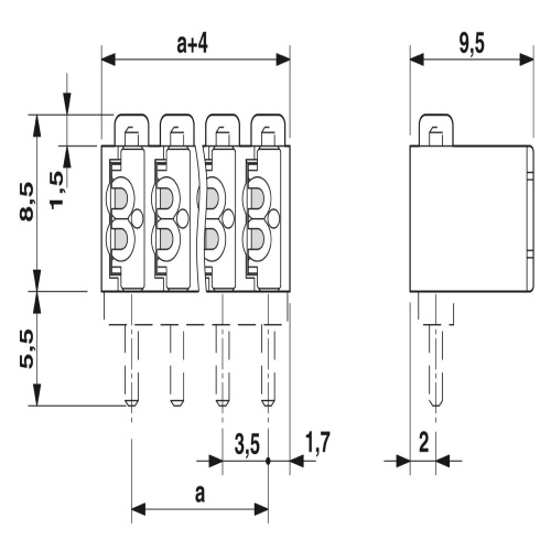 Phoenix Contact 1914043 PCB connector FK-MPT 0,5/13-ST-3,5