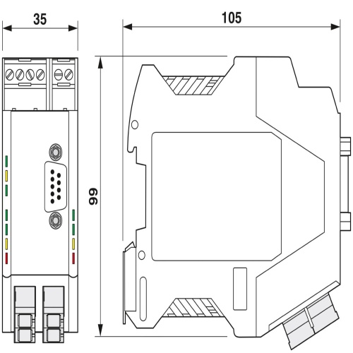 Phoenix Contact 2708892 FO converters PSI-MOS-PROFIB/FO1300 T